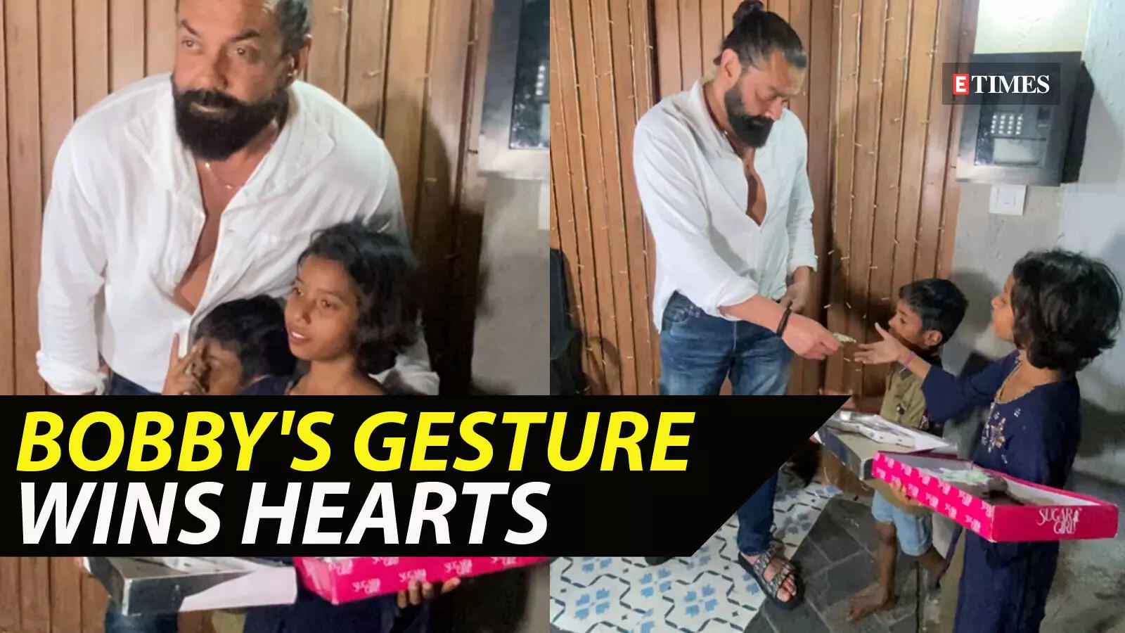 Internet applauds Bobby Deol's heartwarming gesture toward ...
