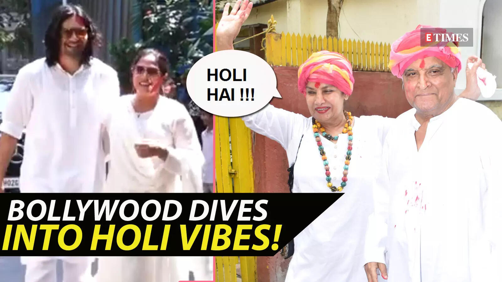 Mom-to-be Richa Chadha, Dia Mirza, enjoy hues of Holi at Shabana Azmi and Javed Akhtar's ...