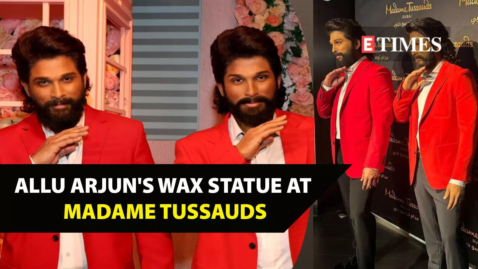 Allu Arjun's wax statue at Madame Tussauds in Dubai showcases his ...