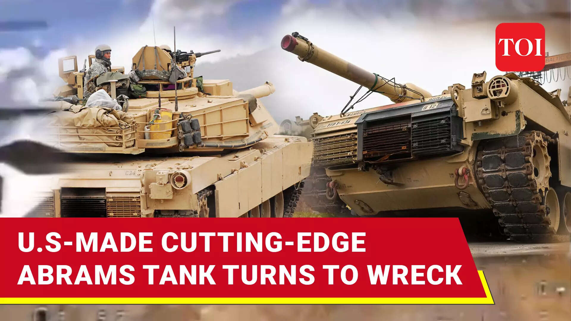 Caught on cam: Russia strikes the 5th US-made Abrams tank of Ukraine ...