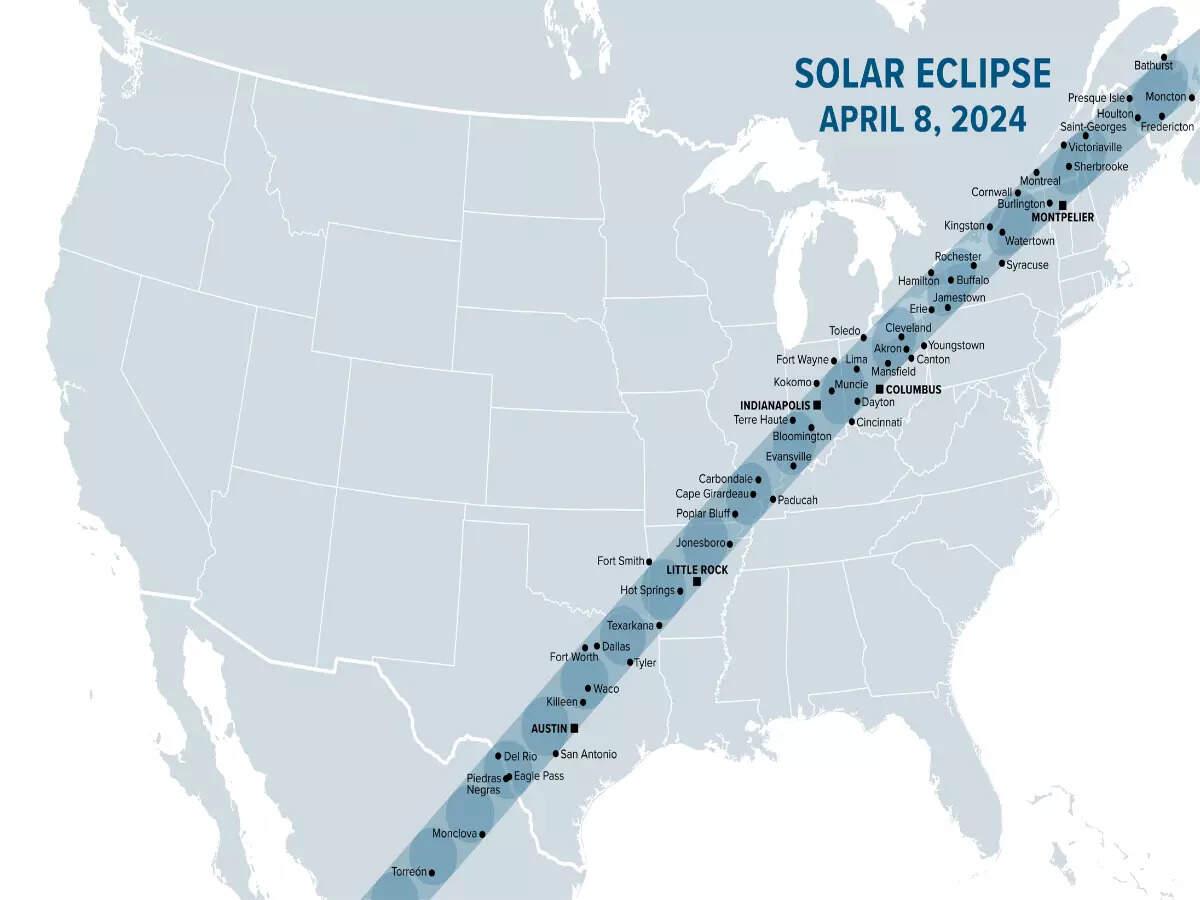 Places to watch total solar eclipse from | Times of India Travel