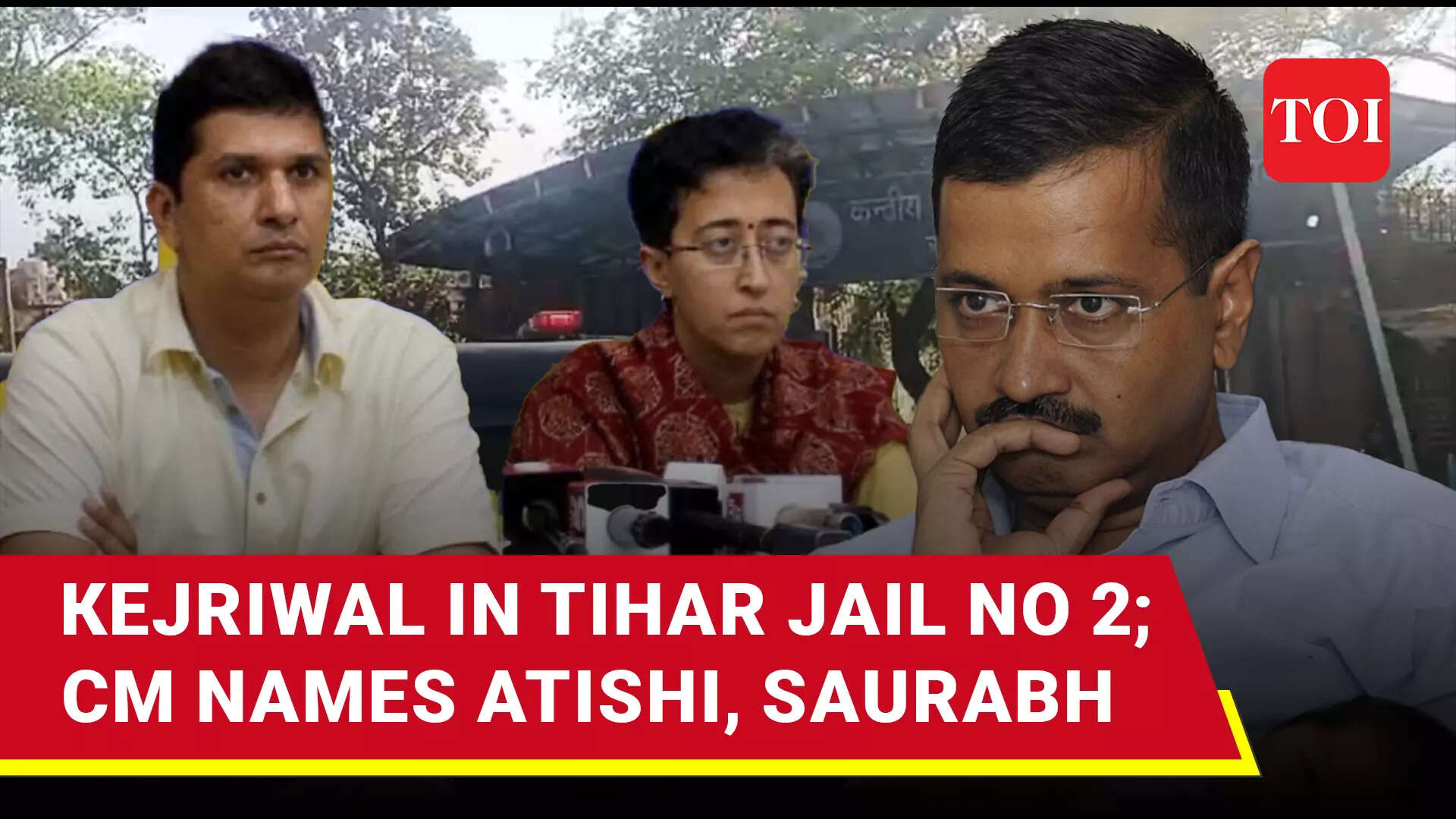 Delhi CM Arvind Kejriwal in Tihar Jail; AAP Chief names Atishi, Saurabh during ED interrogation ...