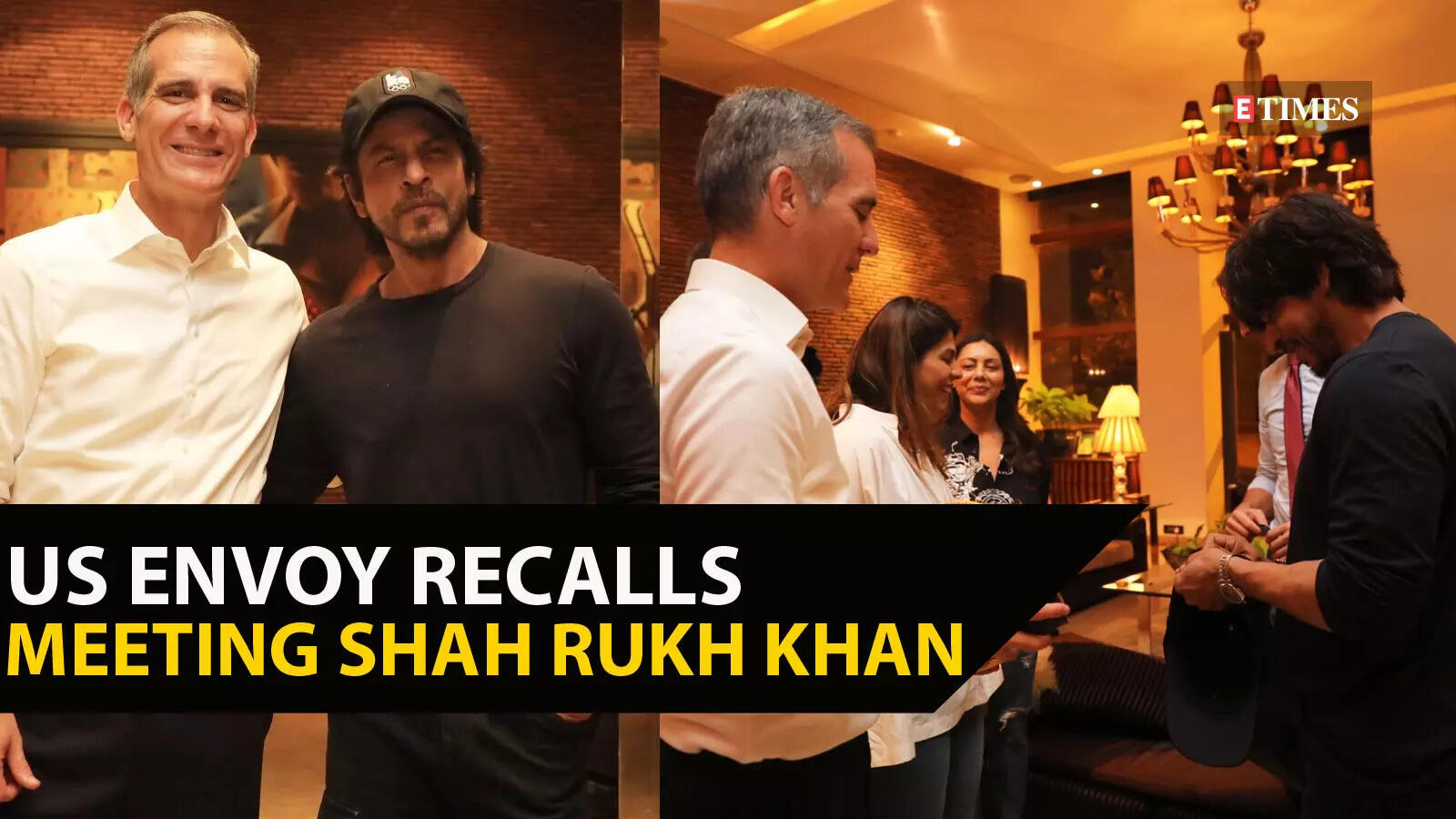 US Ambassador Eric Garcetti recounts memorable encounter with Shah Rukh ...
