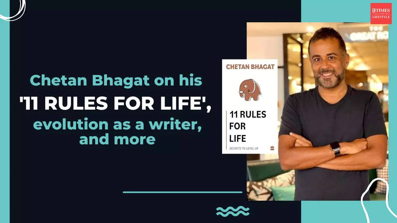 Chetan Bhagat on his '11 Rules For Life', evolution as a writer, and more