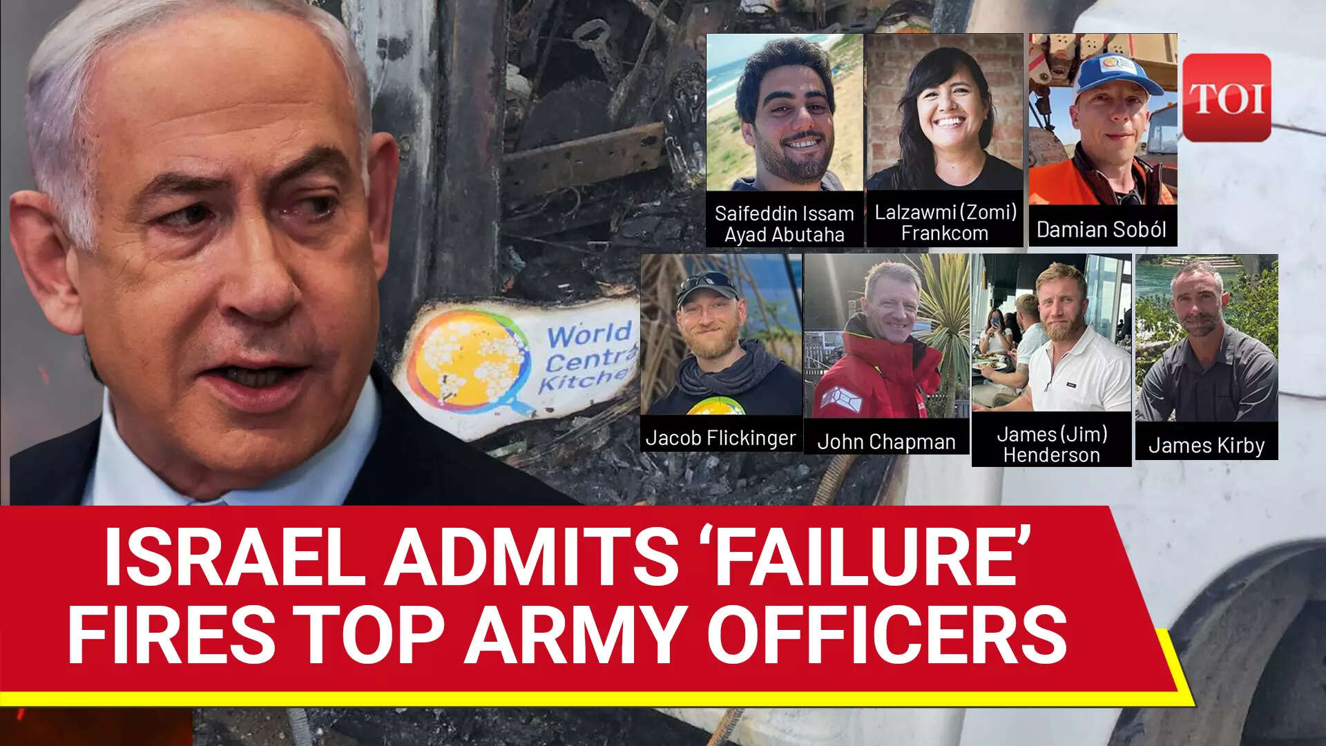 Israel fires two commanders for killing of seven WCK workers in Gaza