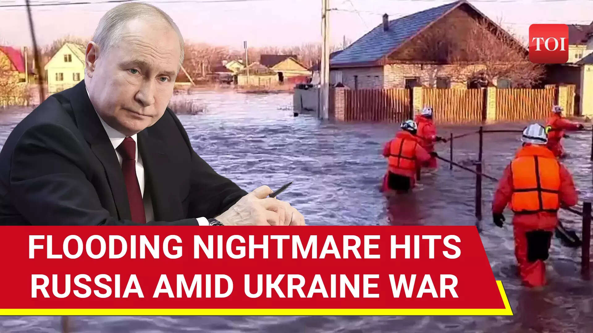 Emergency in Russia’s Orenburg region Amid Ukraine War; Dam Bursts In ...