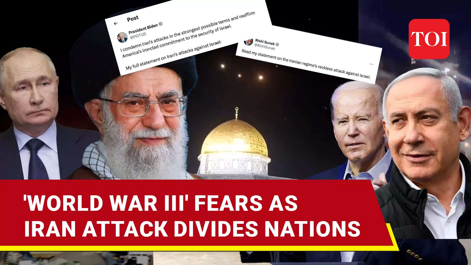 Middle East on boil after Iran attacks Israel: U.S Pres Biden, UN Chief ...
