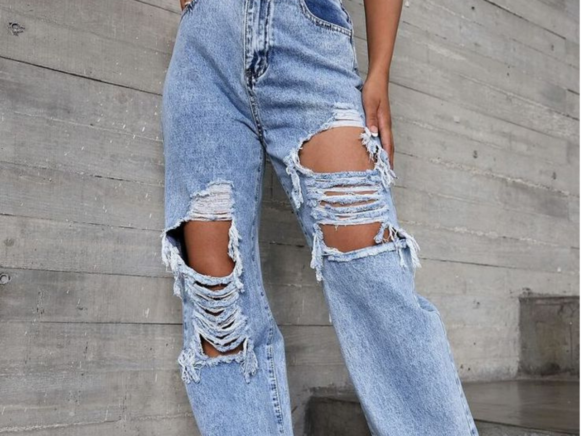 How to stylishly rip your jeans at home