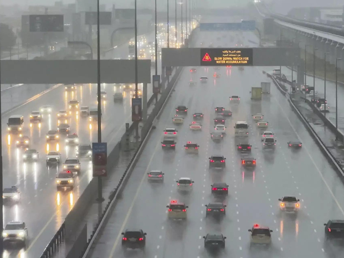 Dubai floods: More than year's worth of rain in few hours; traffic hit ...