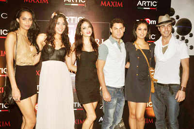 Launch of 'Maxim' magazine cover