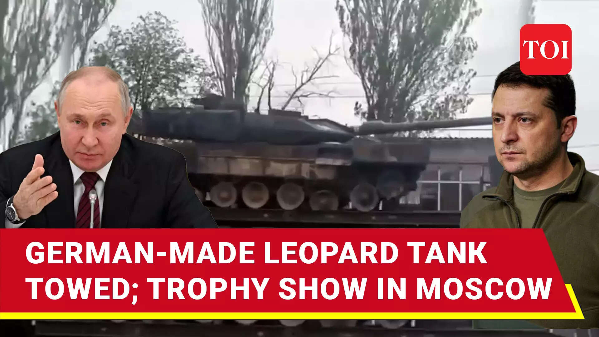 Russian troops seize German-made Ukraine's Leopard tank
