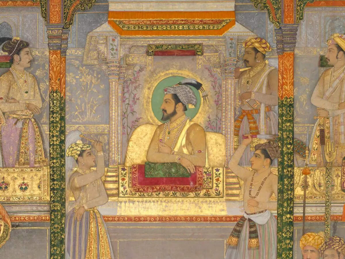 When did the great Mughal rulers ascend the throne