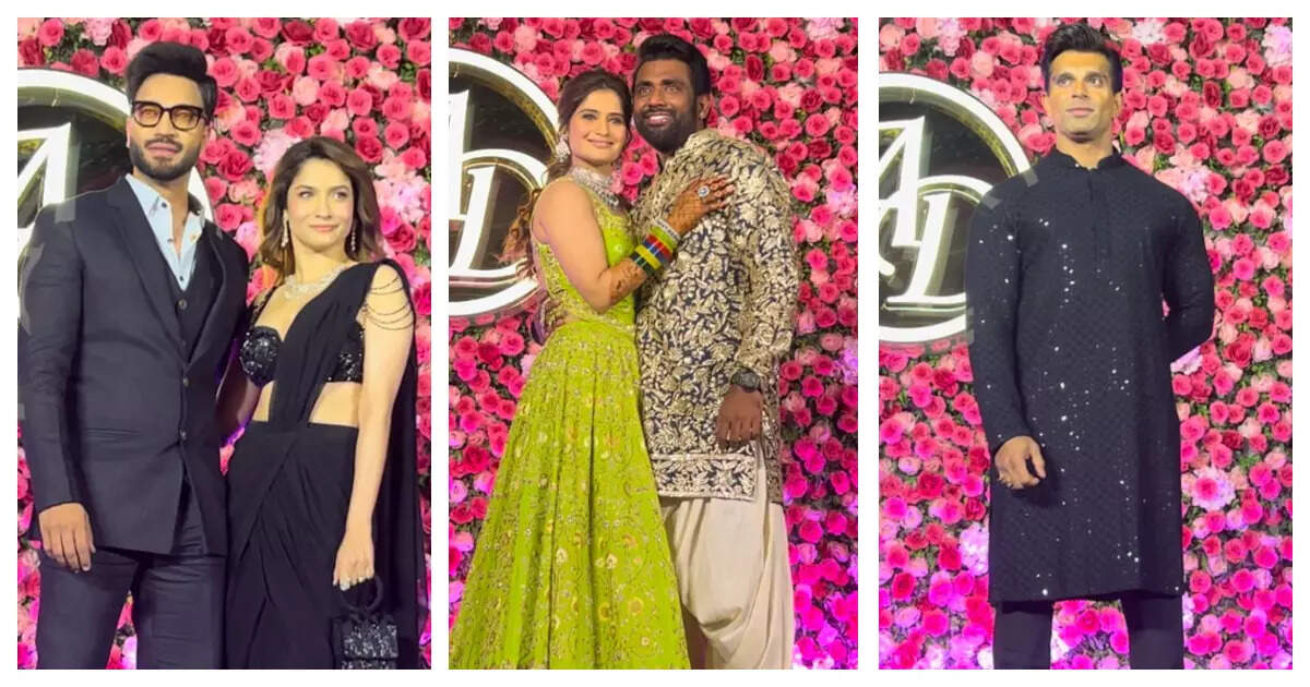 From Ankita Lokhande-Vicky Jain to Karan Singh Grover; Celebs looked ...