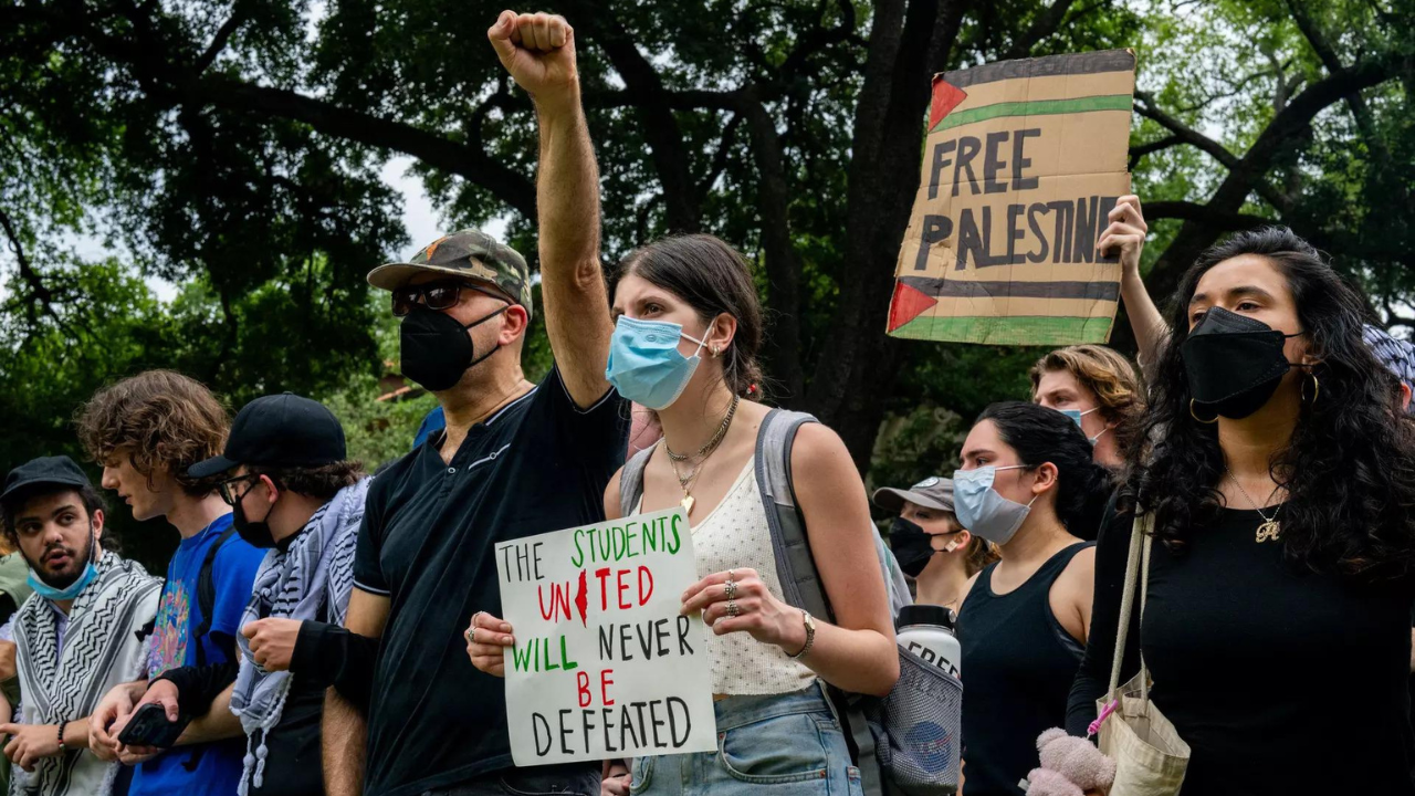 In pics: Pro-Palestinian protests gain momentum across US universities