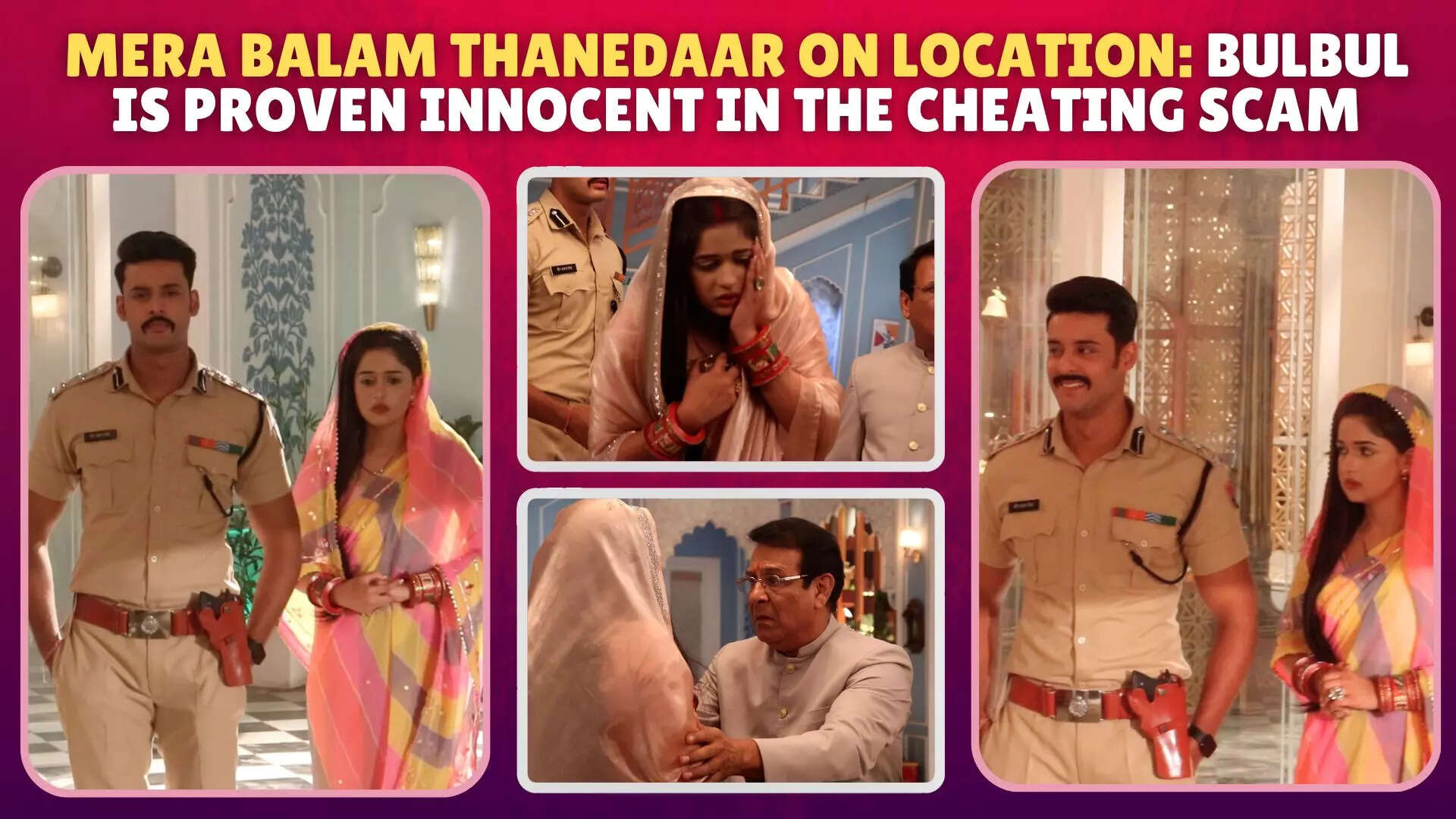 Mera Balam Thanedaar on location: Sulakshana yells at Bulbul for cheating in exam