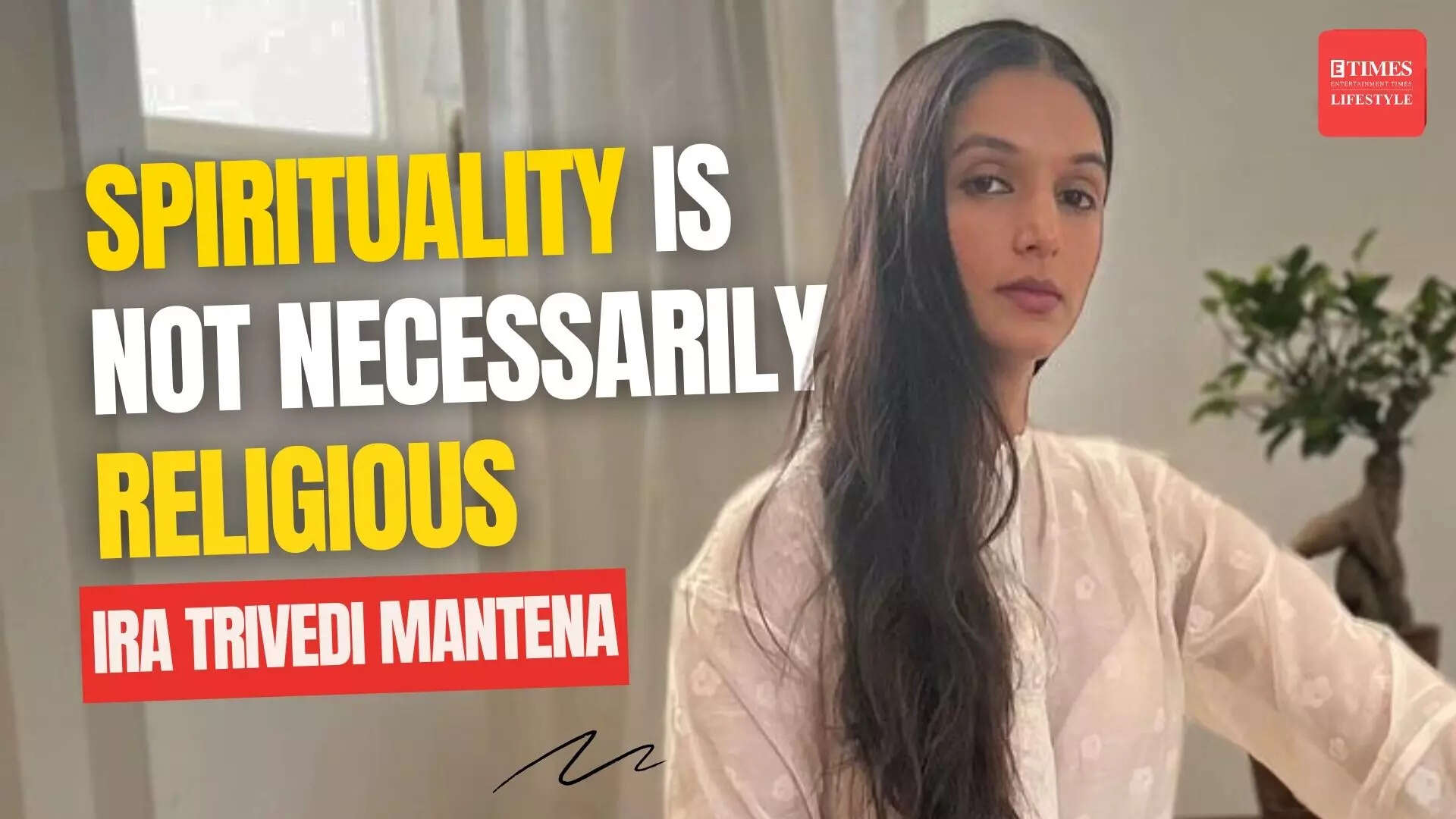 Ira Trivedi Mantena: Religion and spirituality aren't the same thing