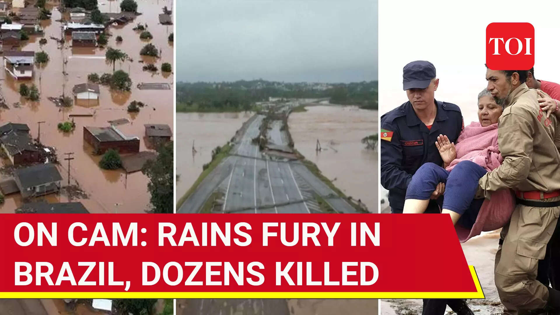 Heavy rains wreak havoc in Brazil; 60 Killed, 25,000 flee homes