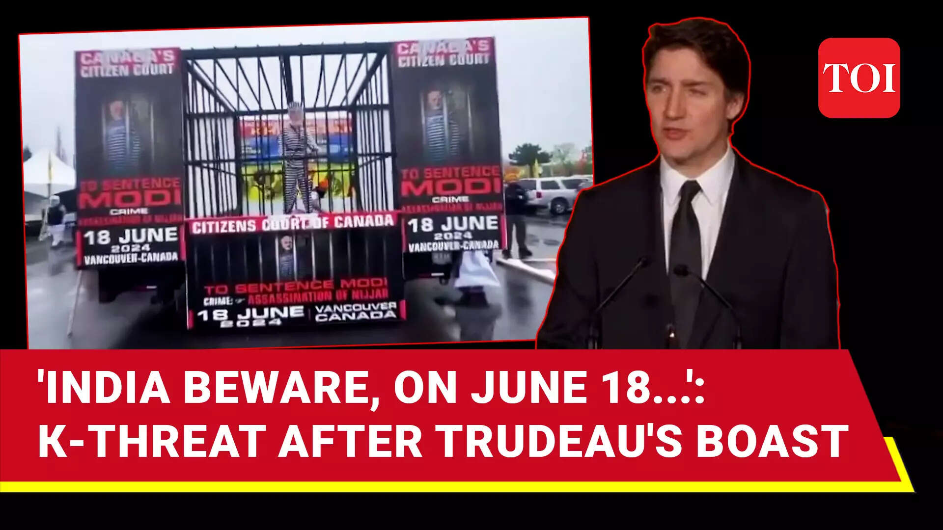 Khalistani supporters threaten India, PM Modi After Trudeau gloats ...