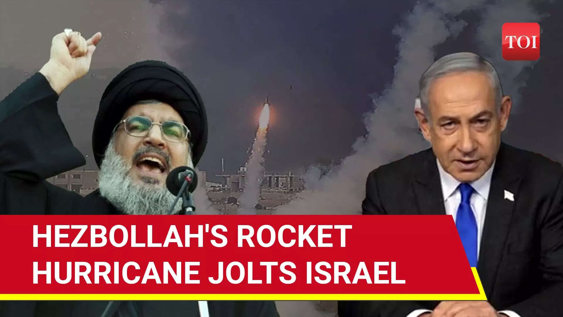 Hezbollah's rocket and drone hurricane jolts Israel amid a fight with Hamas