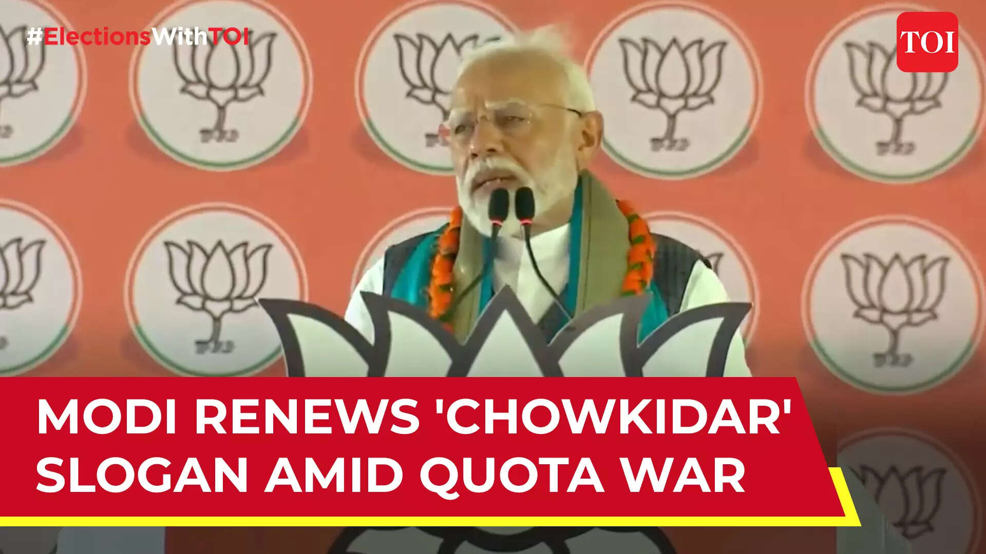 'Cong Muslim Quota Plot Dangerous': Modi Vows To Protect Caste-Based ...