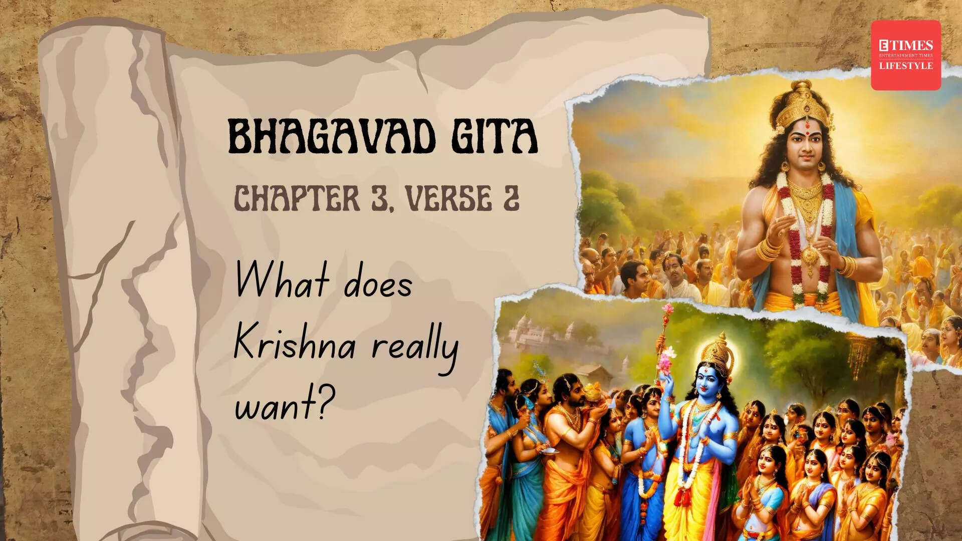 Bhagavad Gita, Chapter 3, Verse 2: When war and wisdom collide