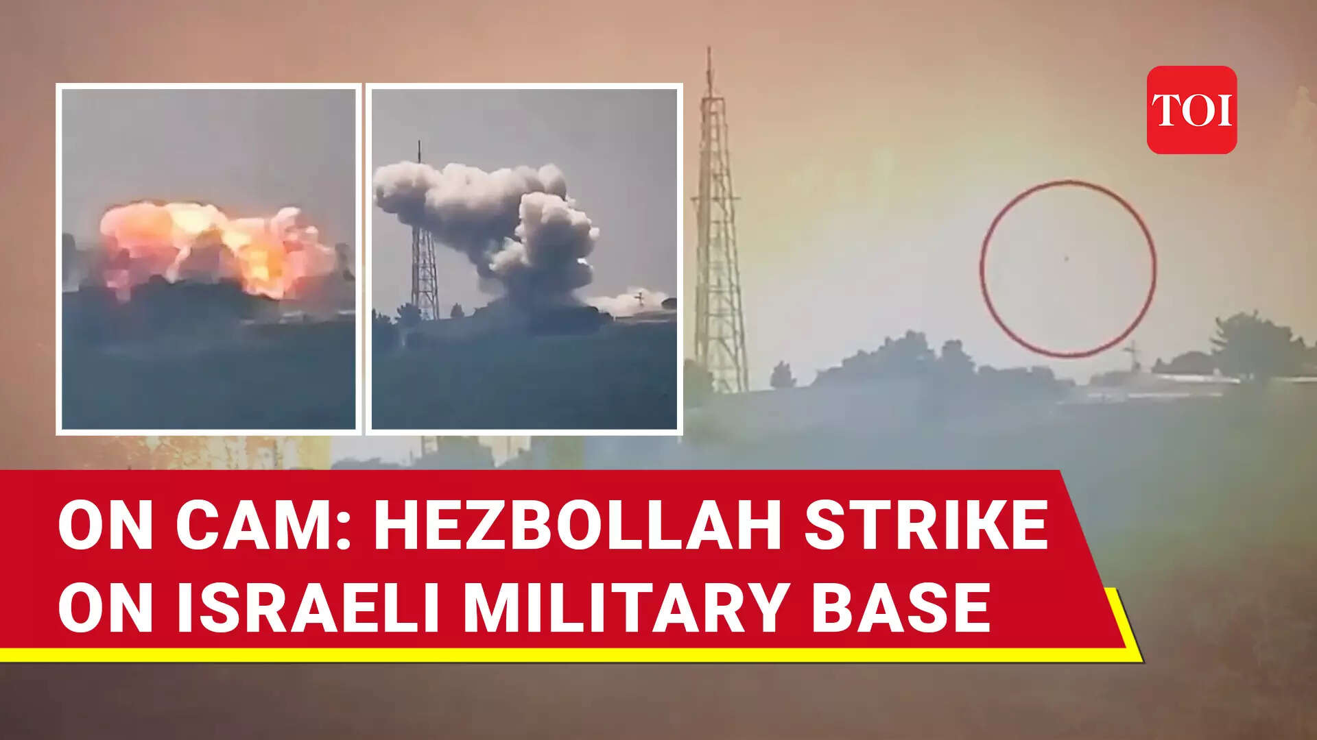 Hezbollah Drone Strike Burns IDF Base; Hamas Launches Attack On Israel ...