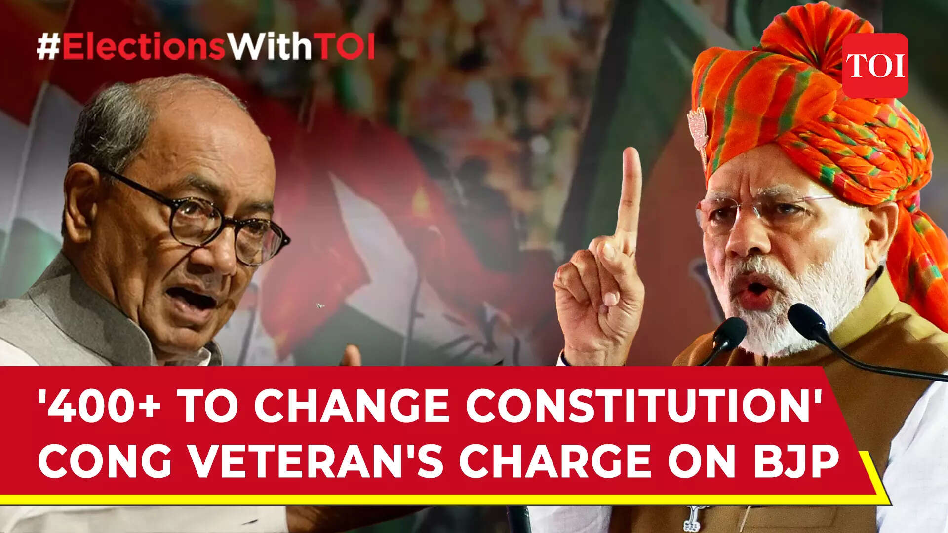 'Vote To Save Democracy': Cong Leader Digvijaya Singh Warns Of 'Change In Constitution'