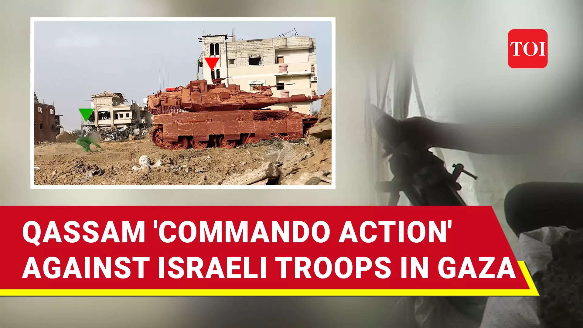 Hamas Fighter Chases Israeli Tank With Explosive Device In Rafah ...