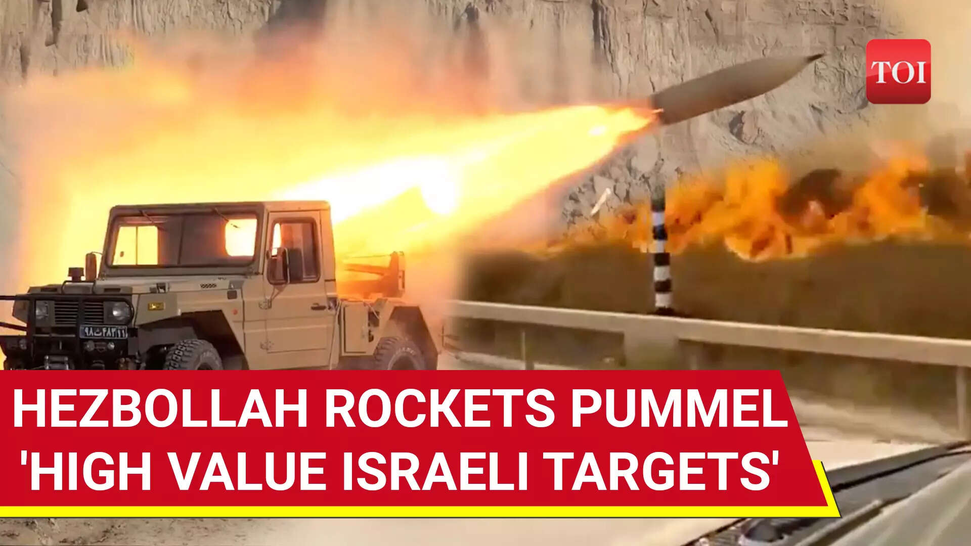 Hezbollah's Burkan And Falaq Hellfire Ravages North Israel; IDF Admits ...