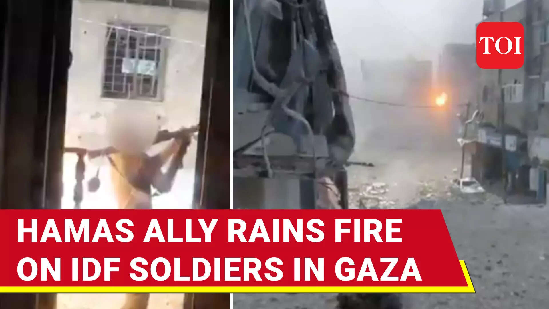 Hamas Ally Rains RPG Shells On Hiding IDF Troops In Gaza Building ...