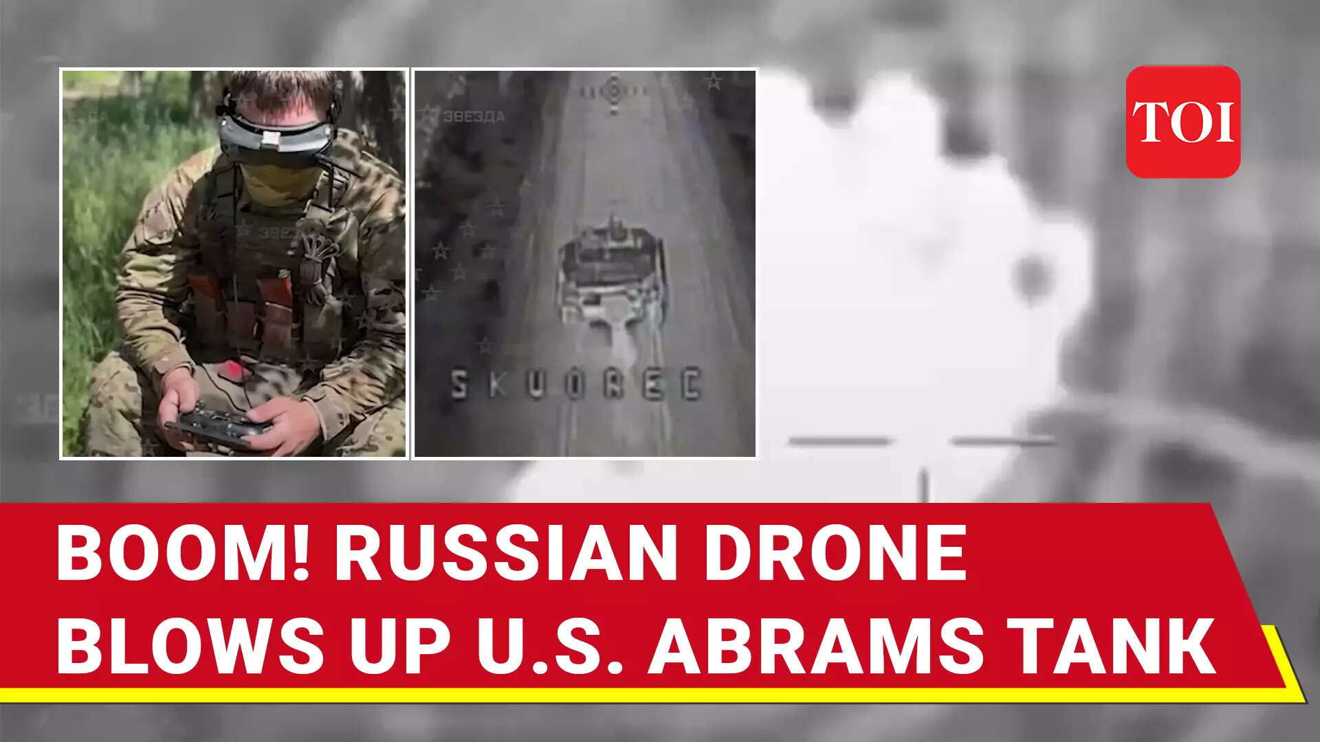 Russian Drone Chases & Blows Up American Abrams Battle Tank In Donetsk ...