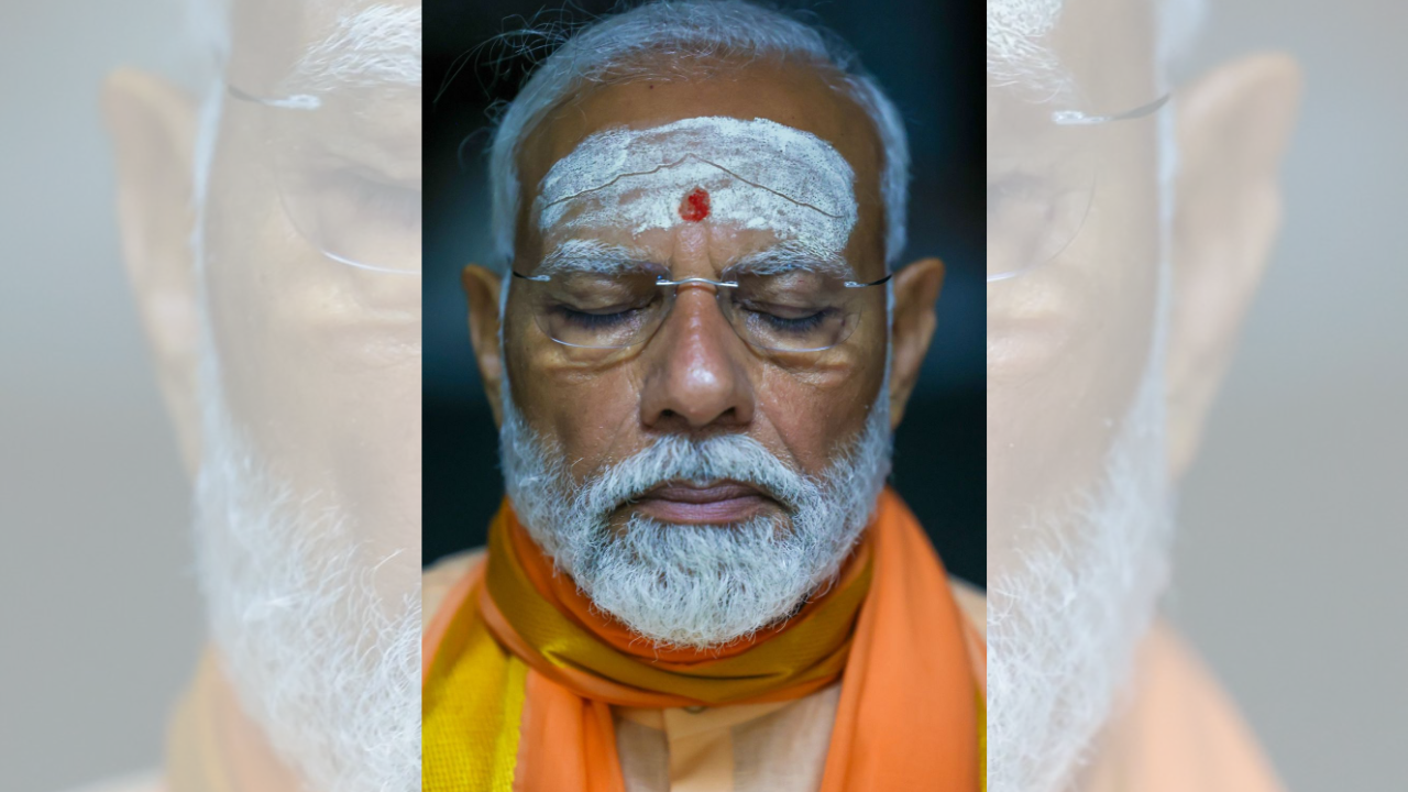 PM Modi's spiritual sojourn enters Day 2 of meditation in Kanniyakumari