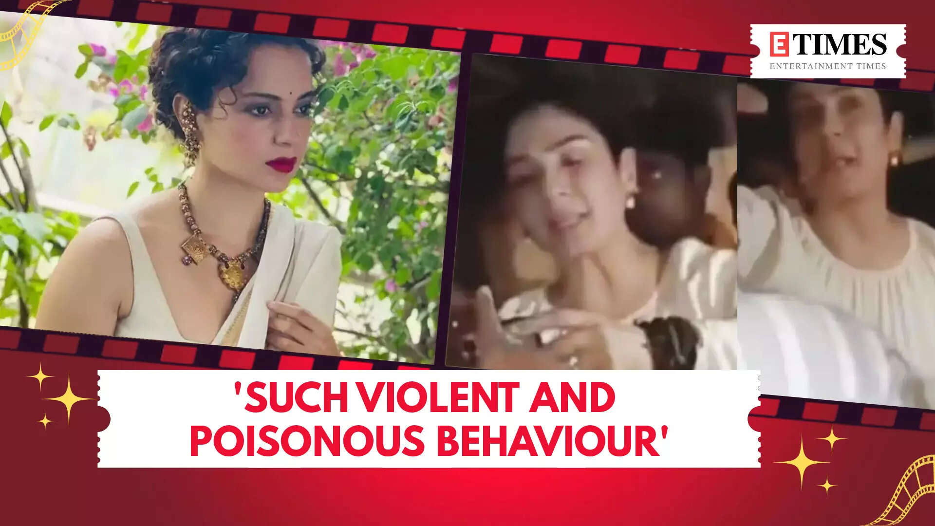 Kangana Ranaut condemns mob attack on Raveena Tandon: 'They must not get away with such violent ...