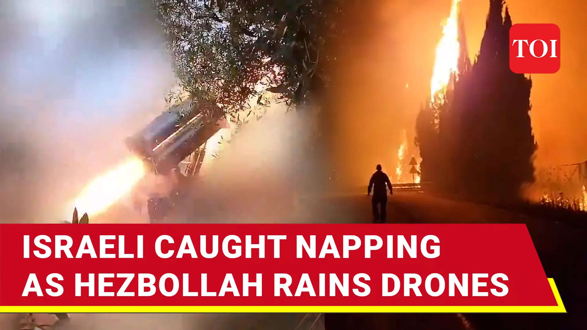 Hezbollah's Biggest Attack On Israel After Netanyahu's Warning; Nearly ...