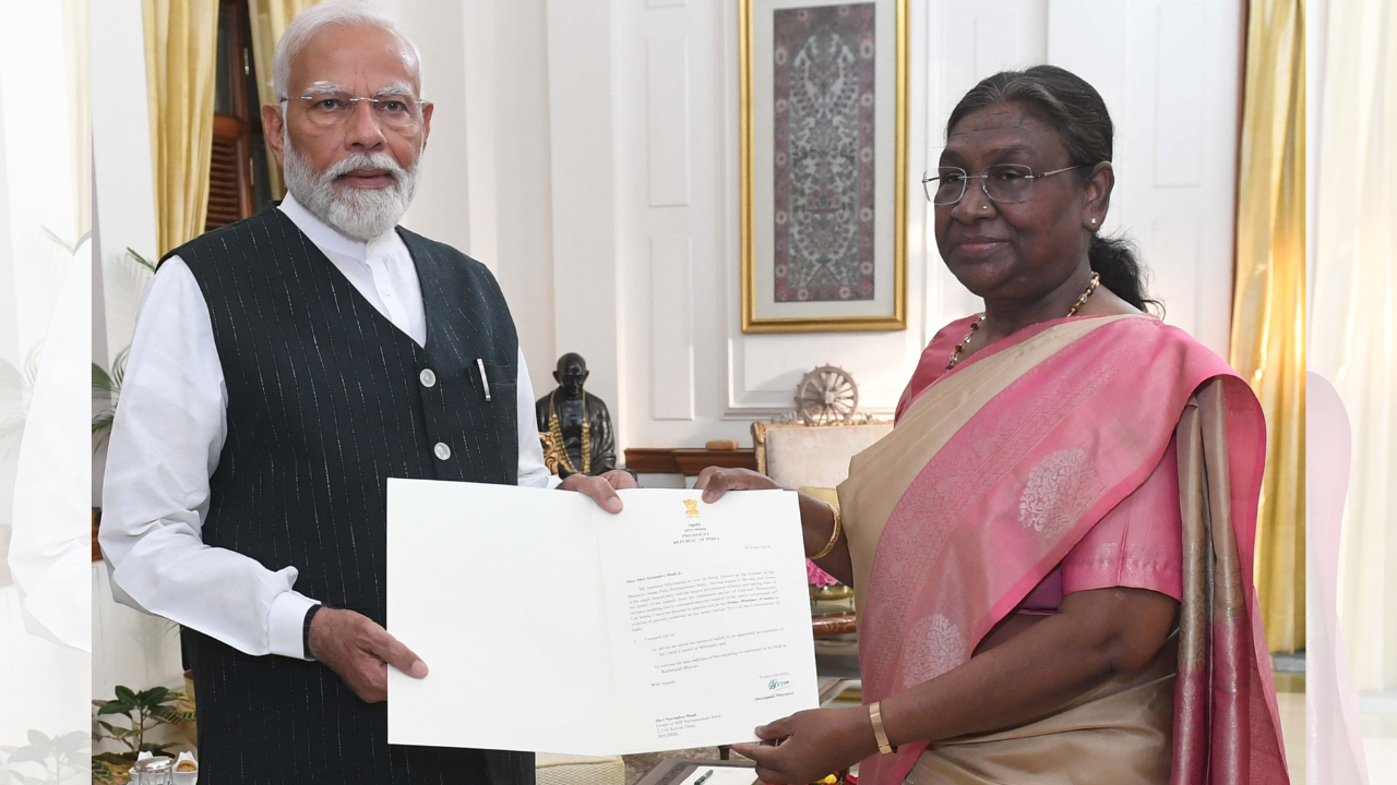 PM-elect Narendra Modi meets President, BJP stalwarts before mega ...