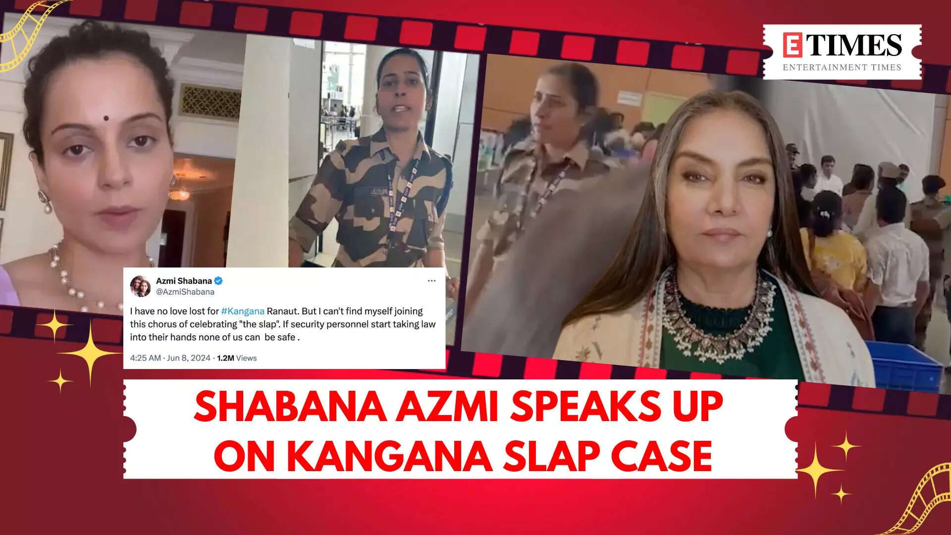 Shabana Azmi speaks up on Kangana Ranaut slap case: No love lost for ...