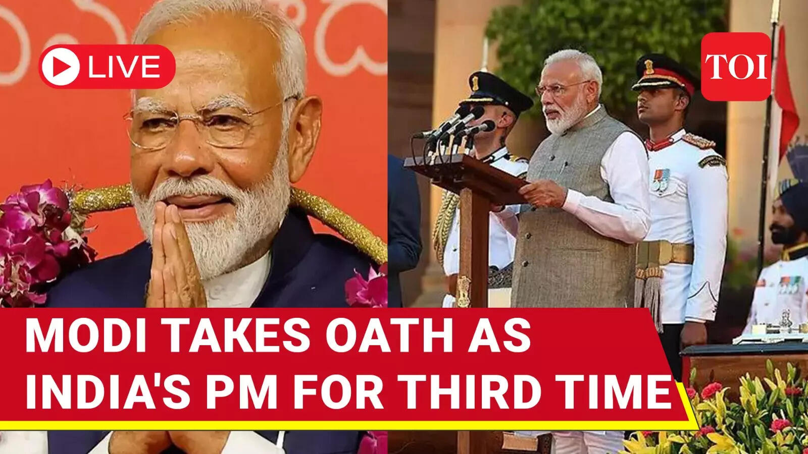 LIVE | Modi Swearing-In Ceremony At Rashtrapati Bhavan; President Murmu ...