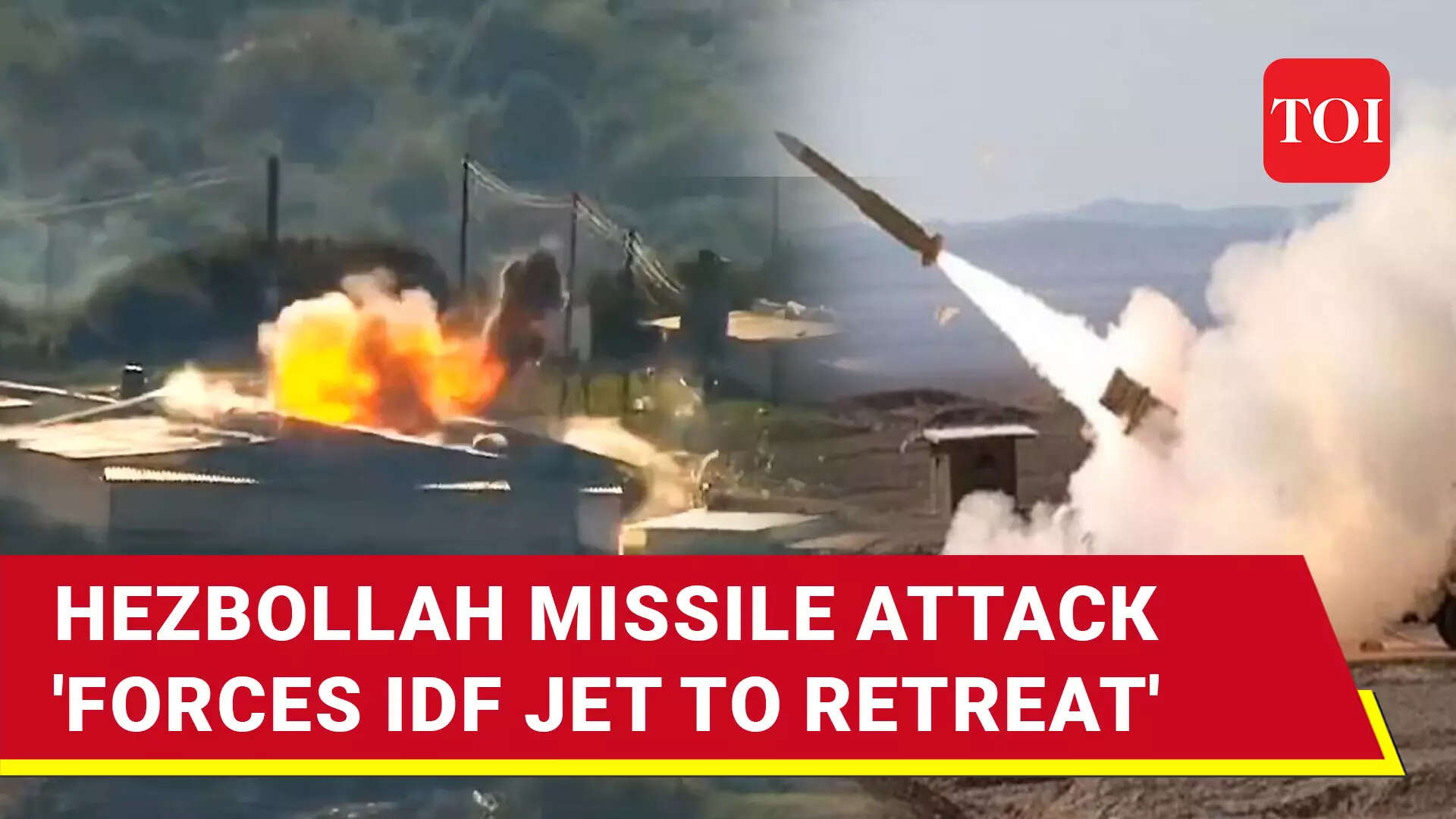 Hezbollah Anti-Aircraft Missile Strike 'Forces IDF Fighter Jet Retreat ...