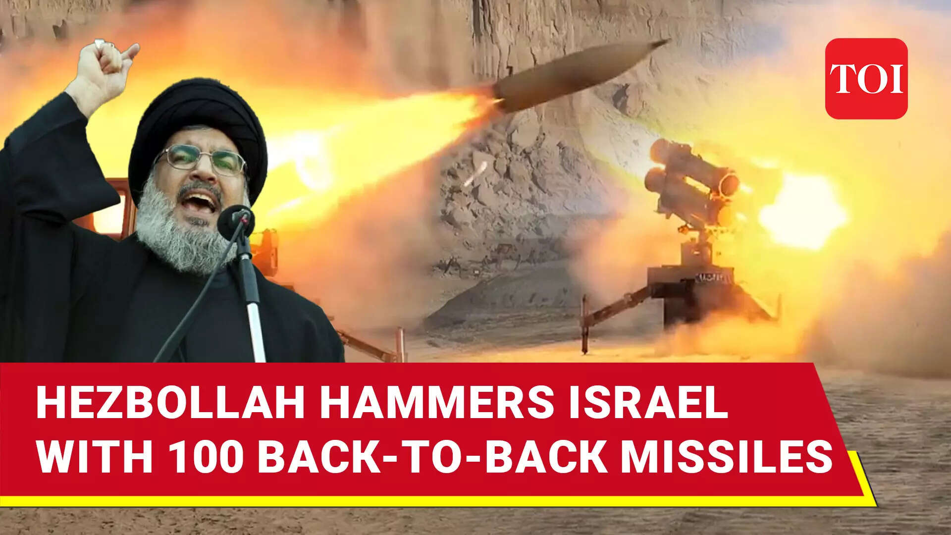 100 Hezbollah Missiles Jolt Israel; Deadly Revenge Strike After IDF ...