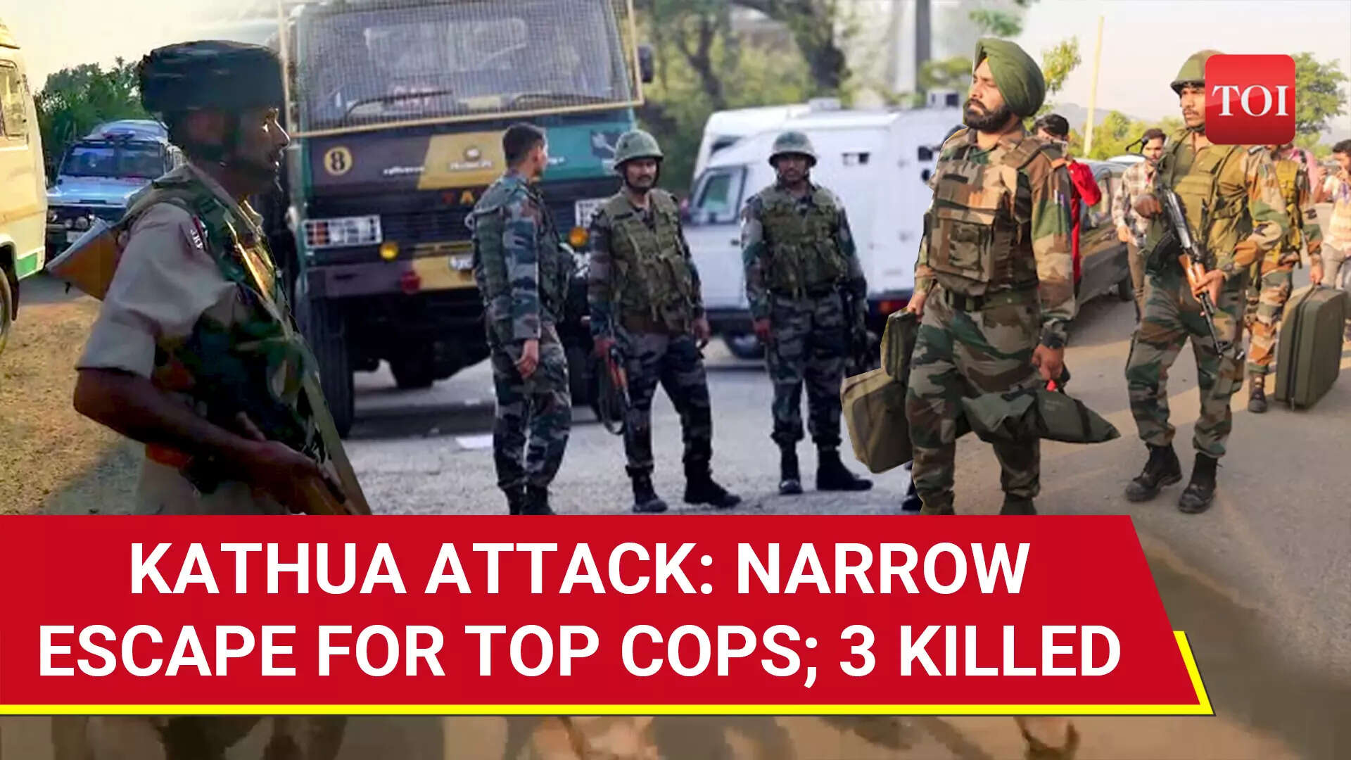 Kathua Attack: Lone Terrorist Attacks DIG, SSP's Vehicles; 1 CRPF Jawan, 2 Militants Killed | Watch