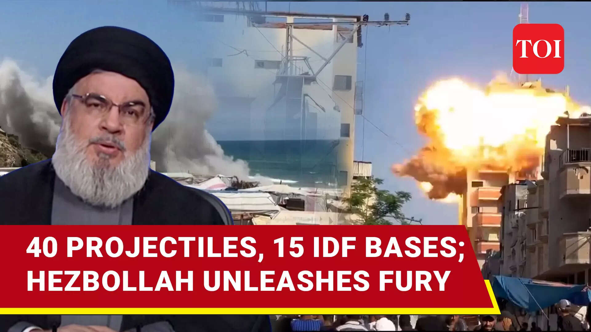 Hezbollah Fires Volleys Of Katyusha & Falaq Rockets At Israel Bases ...