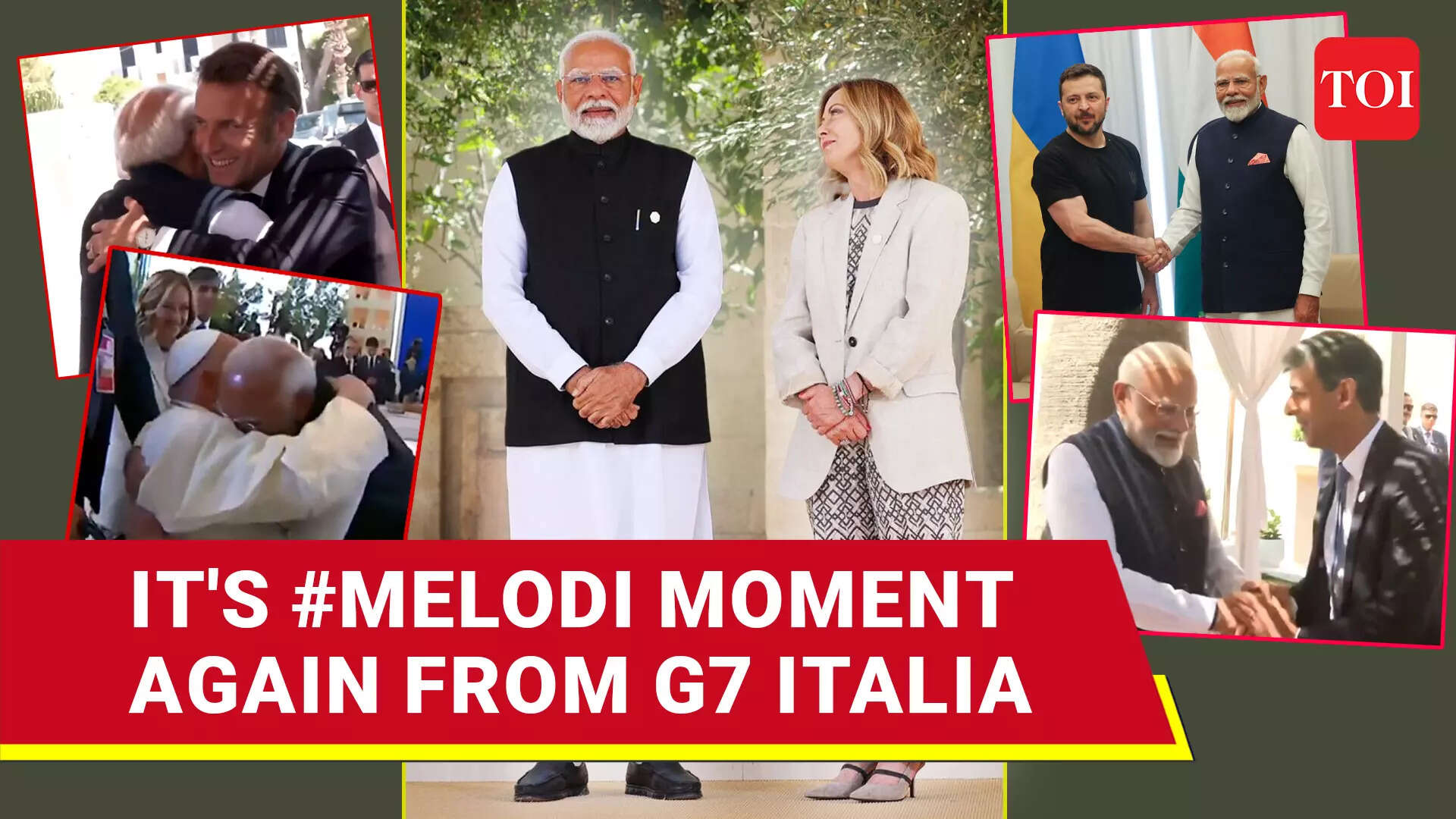 Modi-Meloni Visuals Set Internet On Fire; Watch Viral Moments From G7 Sidelines