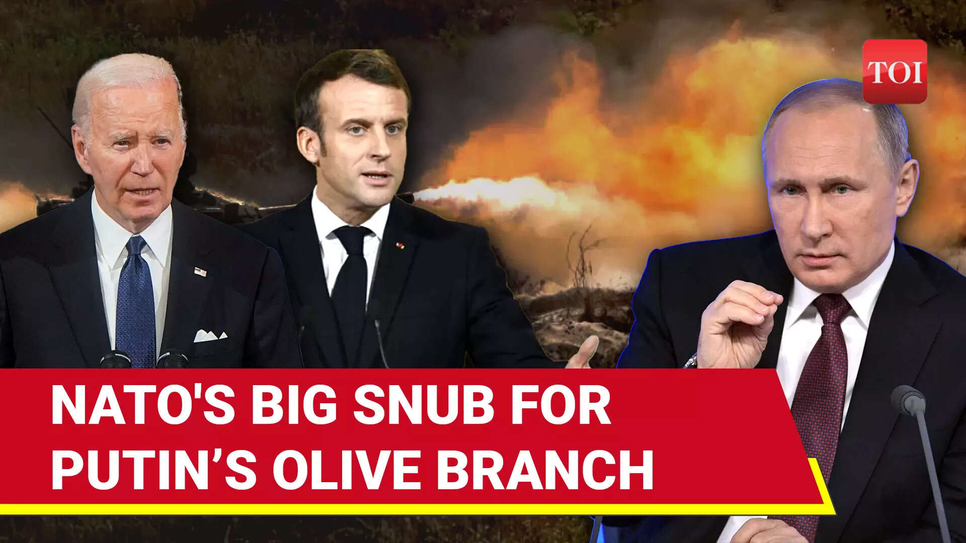 Putin Offers Peace, West Says No; NATO Chief Rejects Russia's Demands ...