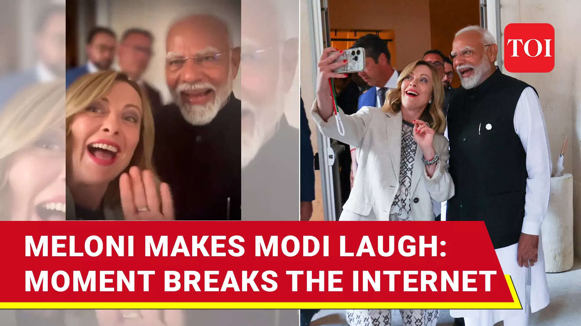 Italy's Meloni Cracks Up PM Modi In Viral Video; #Melodi Fans Go Crazy ...