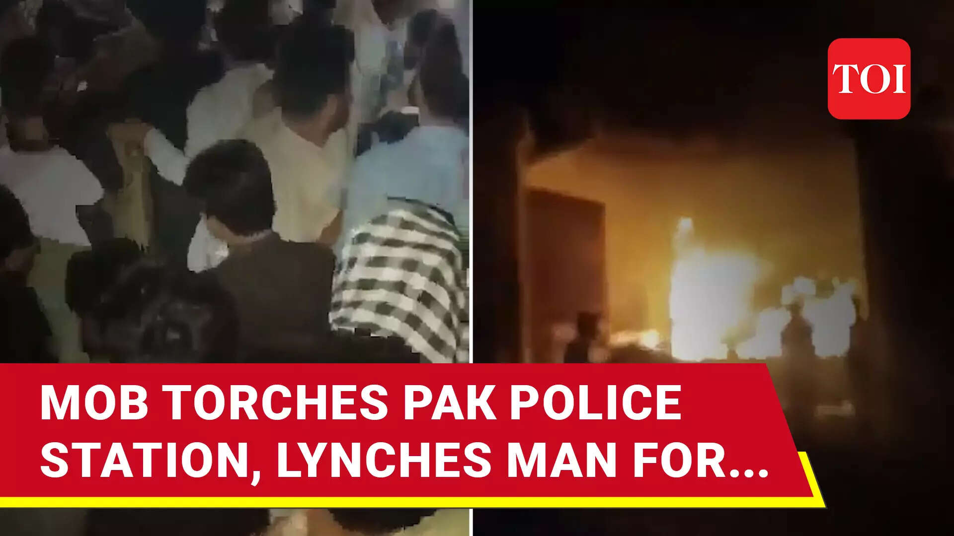 Pak Shocker! Violent Mob Burns Police Station, Lynches Man In Swat ...