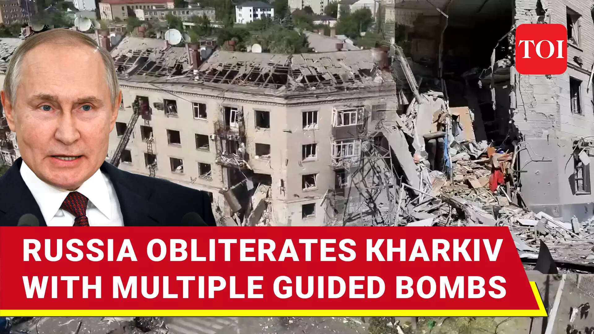 Russia Launches Major Attack on Ukraine's Kharkiv