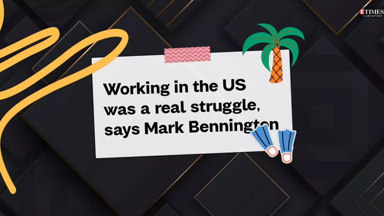 Working in the US was a real struggle, says Mark Bennington