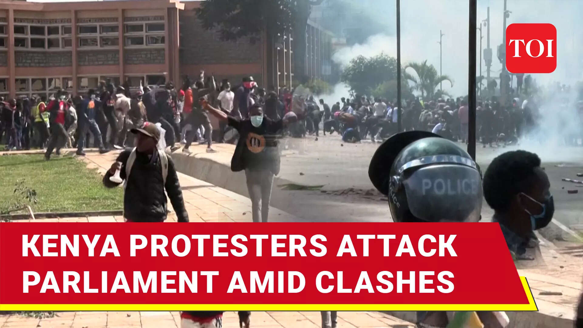 Kenya Protesters Storm, Burn Parliament Sections; 5 Killed In Firing ...