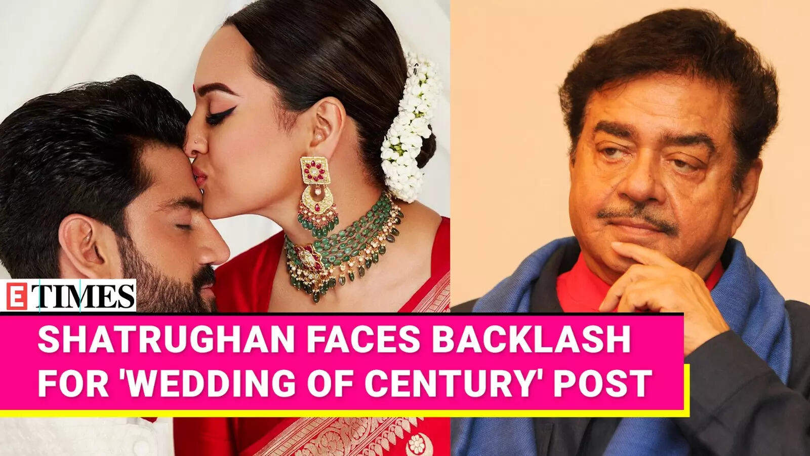 Shatrughan Sinha Drops Rare Videos From Sonakshi Sinha & Zaheer Iqbal's Wedding | Gets Trolled ...