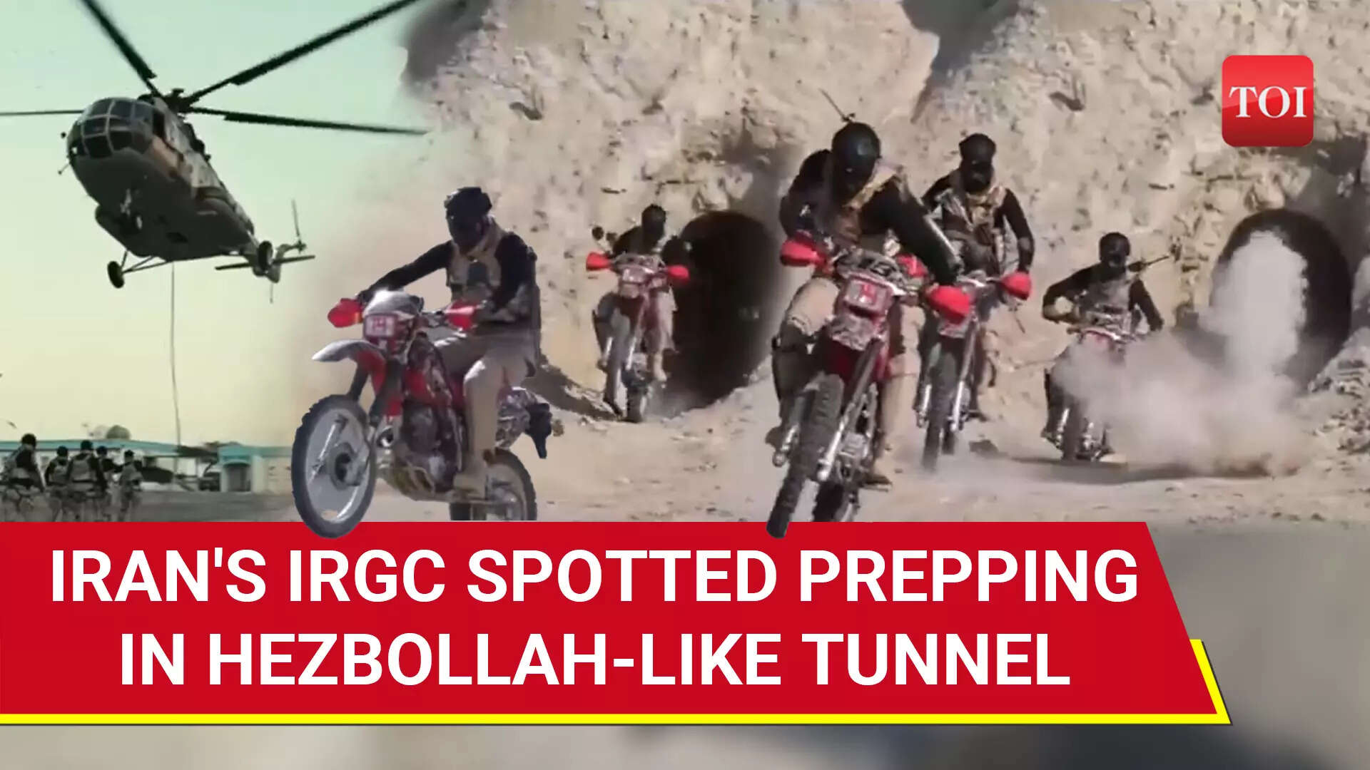 Iran's IRGC Spotted Holding Wargames in Hezbollah-Like Tunnel Amid ...
